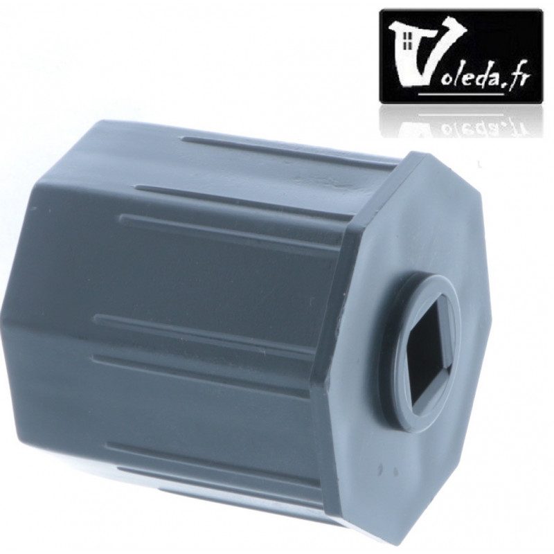 Embout de tube cote treuil volet roulant 63 mm axe octo 60 - 99.6213