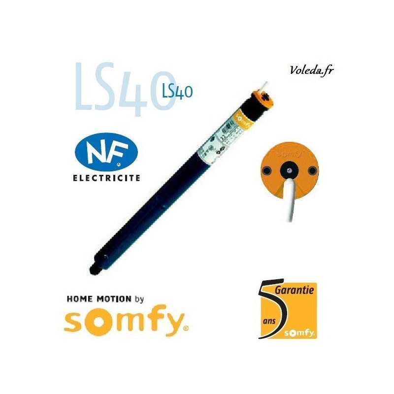 Moteur Somfy LS40 13 newtons 13/10 - Volet roulant et store