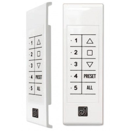 Télécommande Gaposa portable 5 canaux blanche - QCTX02H