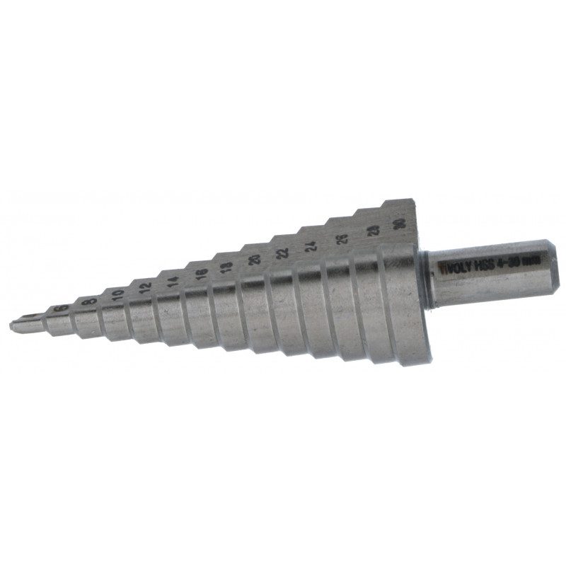 Foret conique etage droit HSS Tivoly Ø4-30 -Percer Tivoly 11448620430