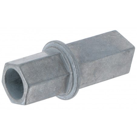 Pivot pour treuil à 6 pans hexagonal et carré de 13 - Cherubini 7316