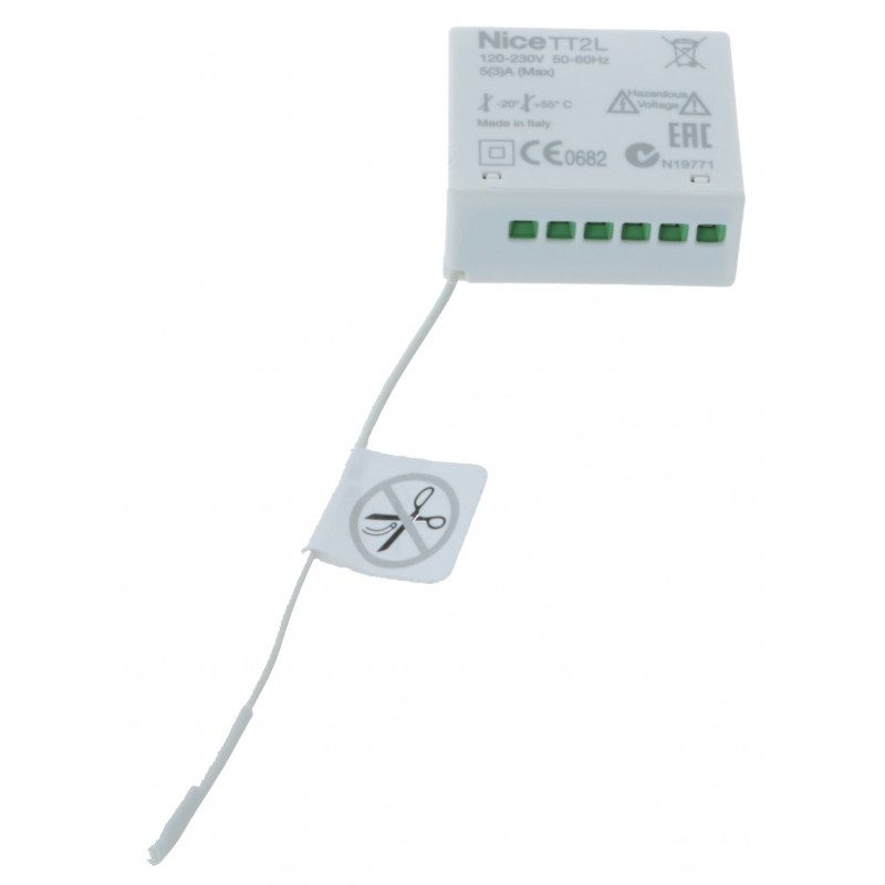 Nice Tag TT2L - Micro récepteur radio Nice pour éclairage