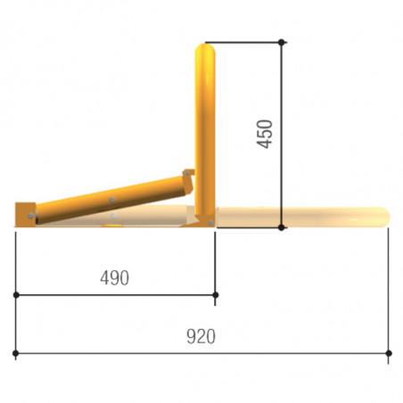 Arceau de stationnement UNIPARK small - Came 001ARK1