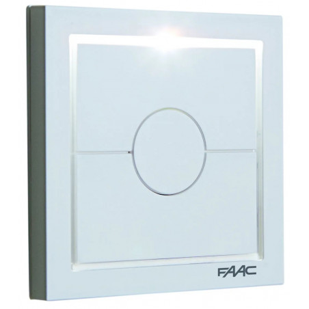 Emetteur mural TM2 X TW-1 radio 1 canal blanc - FAAC 145405