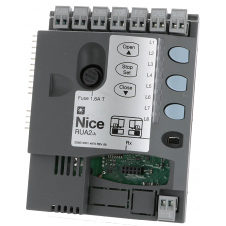 Logique de commande Nice SPRUA2 moteur Run pour portail coulissant
