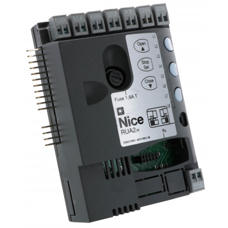 Logique de commande Nice SPRUA2 moteur Run pour portail coulissant