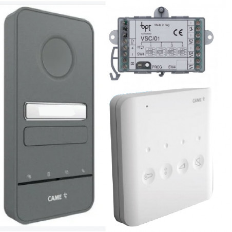 Kit interphonie unifamilial système audio - Came 8K40CA-028